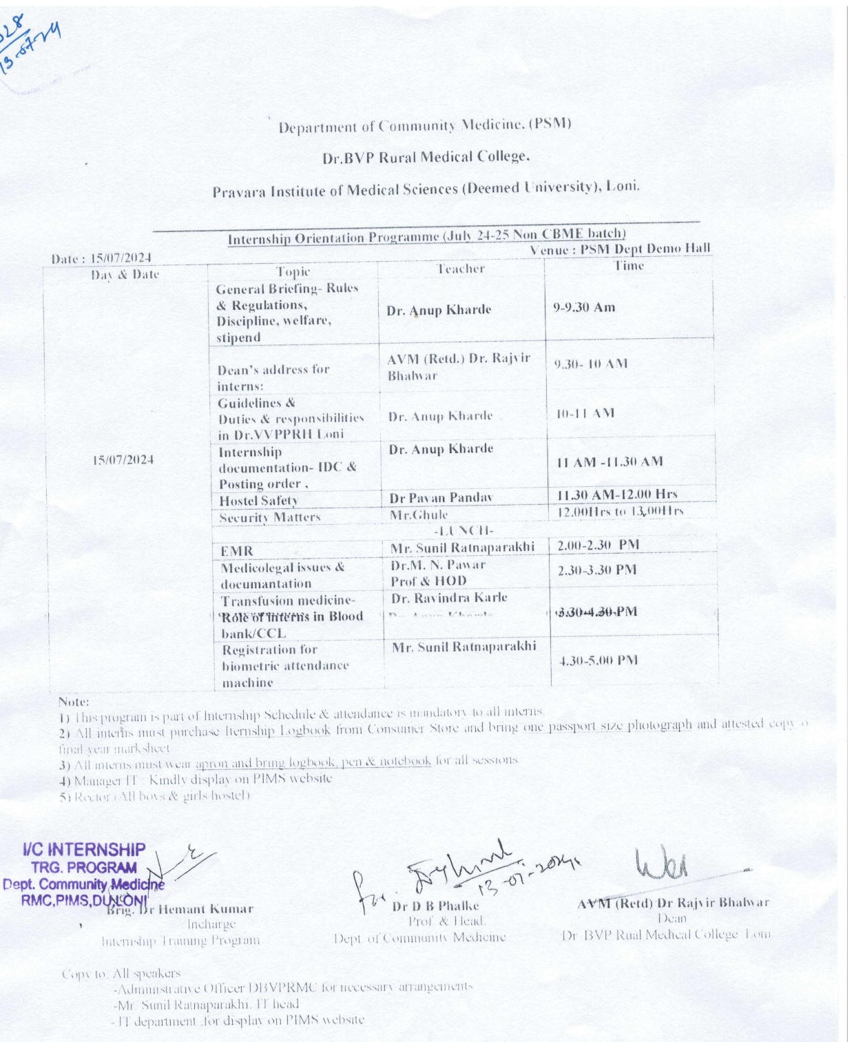 Dr. Balasaheb Vikhe Patil Rural Medical College of Pravara Institute of Medical Sciences ...